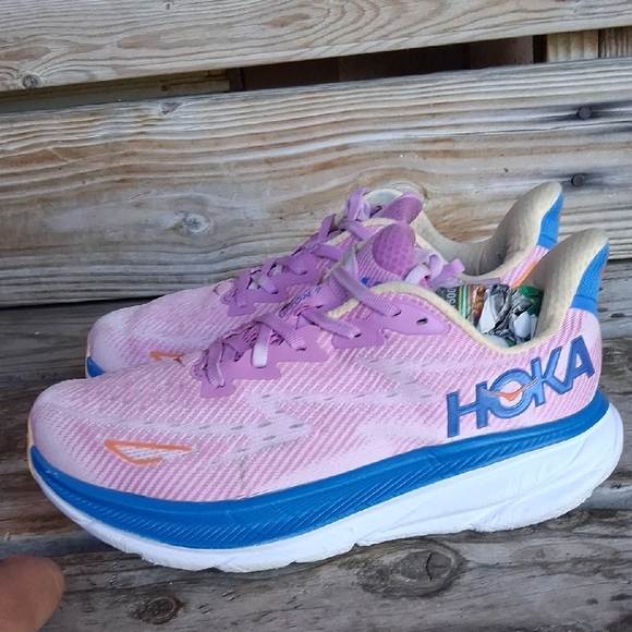 Hoka | Shoes | Hoka Womens Pink And Blue Athletic Shoes | Poshmark